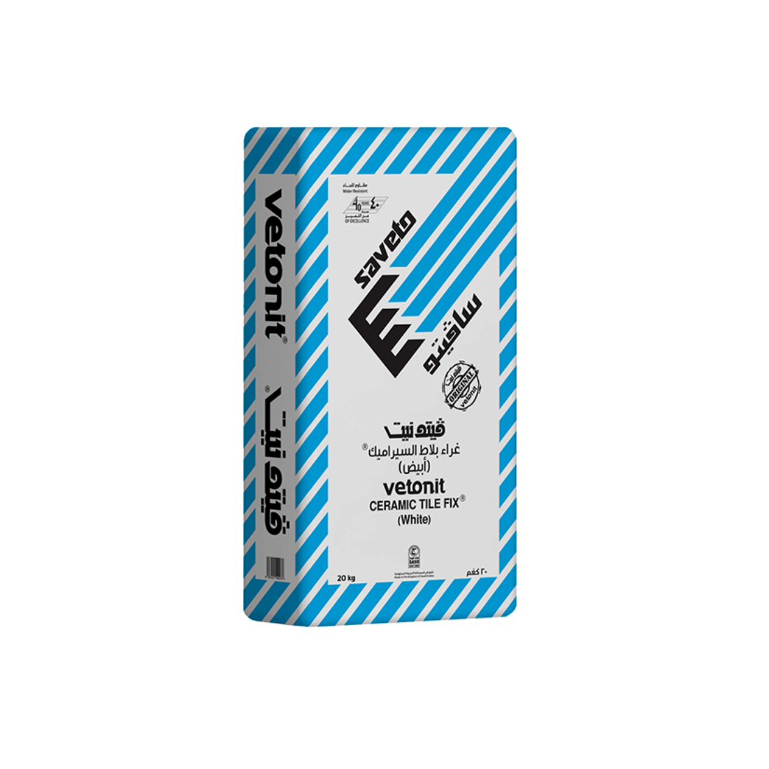 Saveto Ceramic Tile Fix | White 20kg Bonding | Madar