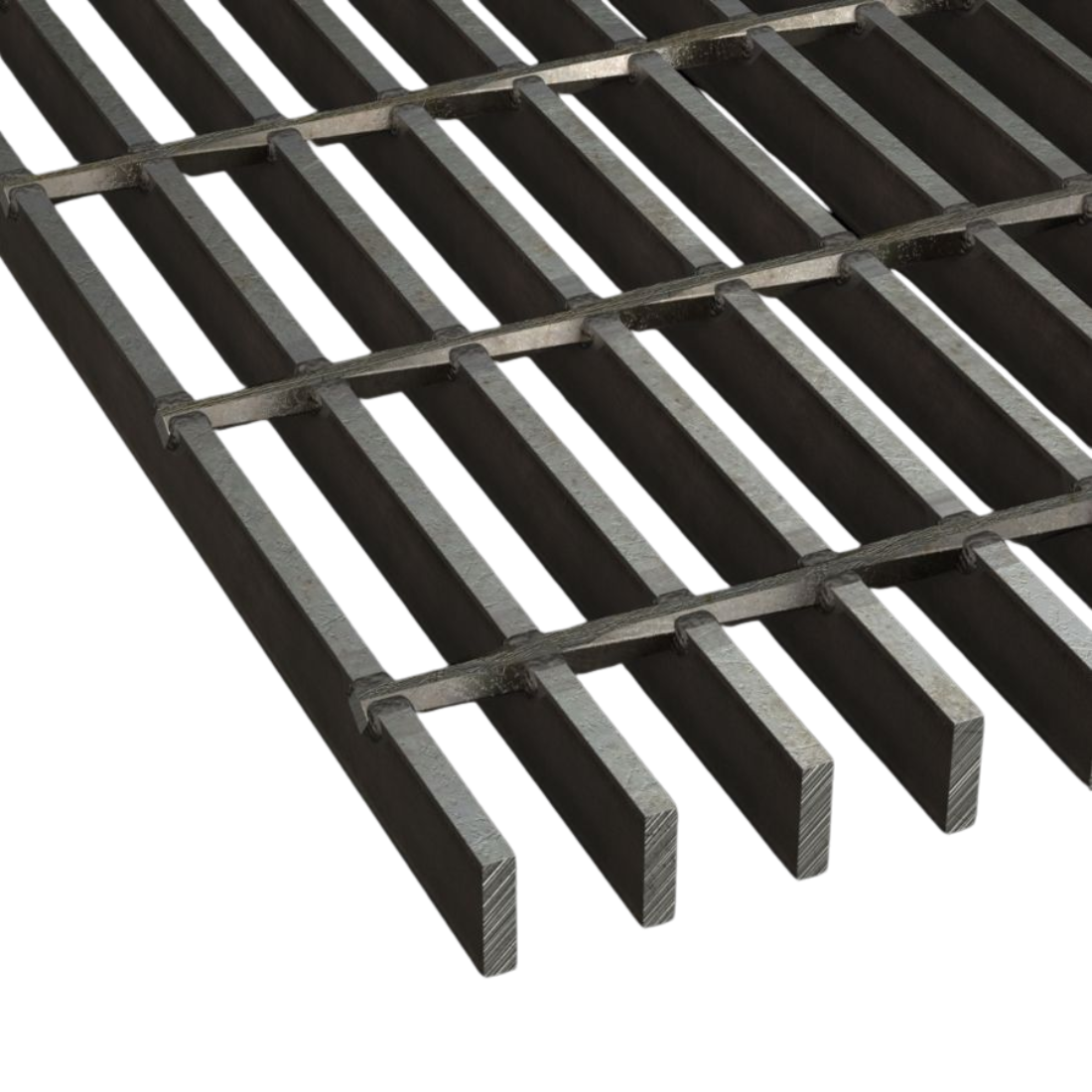 Steel Welded Bar Grating - Galvanized & Plain/Serrated | Madar