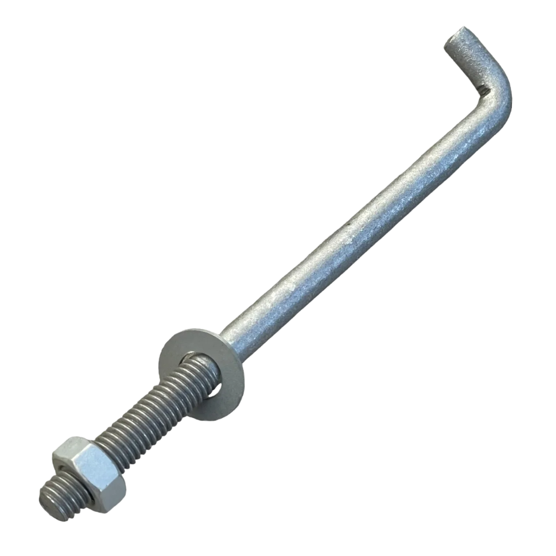 Steel L-Bolts with Nuts & Washer | Foundation Anchors (Multiple Sizes)